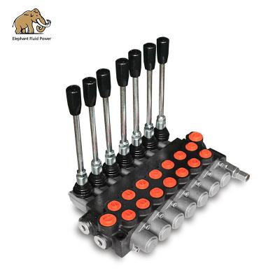 China BSPP Hydraulic Directional Control Valve Spool Block P40 13GPM For Vehicle Truck for sale
