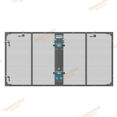 中国 モジュールLED P10 Smdフル カラーの屋外の透明なLEDスクリーンの最高はリフレッシュ レートを 販売のため
