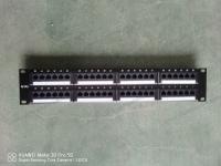 China Rack Mount Network Patch Panels CAT5e 110 IDC Krone 24 Port for sale