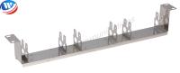 China 19 Inch 1U 60 Pairs LSA Plus Module Back Mount Frame For Krone Connection Module Base for sale