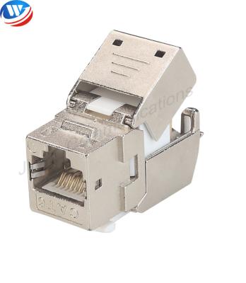 中国 合金によって台形ジャック保護されるCAT6 RJ45 180の程度台形ジャックを亜鉛でメッキしなさい 販売のため