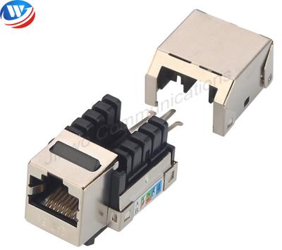China Metallic Color RJ45 Keystone Jack 90 Degree UTP Keystone Jack for sale
