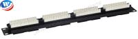 China 110 IDC 24 Port Cat 6 Patch Panel for sale