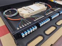 China CATV LAN WAN Fiber Optic Patch Panel SC UPC Rack Mount for sale