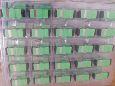 Cina Adattatore semplice verde LC UPC della fibra di singolo modo a Sc APC in vendita