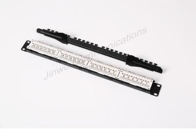 China 19 Inch Unshielded Network Patch Panels UTP Cat 6 24 Port for sale