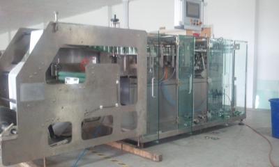 China Os petiscos jorram a certificação do CE da velocidade da máquina de embalagem 60-80bags/Min do malote à venda