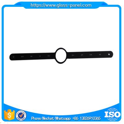 China Custom color printing glass panels, 0.4mm - 3mm thickness, AGC glass material for sale