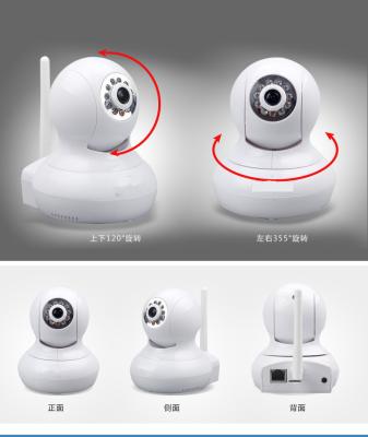 China Home security wireless wifi ip camera, Plug and Play Pan tilt network IP camera for office for sale