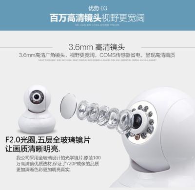 China full hd 360 viewerframe mode pir PTZ Wifi network P2P Onvif wireless mini ip wifi camera for sale