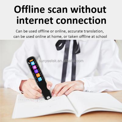 China S6 Dictionary Translation Scanner Pen Reading Electronic Translator Pen 134 Languages for sale