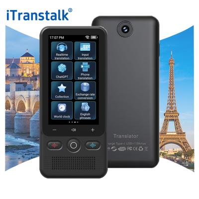 China 160 Languages Mini Translator Device Touch Screen Online Offline Languages Translation for sale