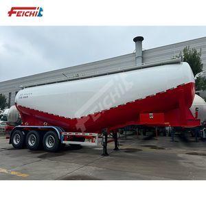 China China Bulk Cement Semi Trailer Support Customization 3 Axle 50 Cbm 60 Ton Fly Ash Cement Tank High Payload Powder Tank for sale