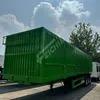 China Tri-Axles Bulk Cargo/ Foods Transport Steel Box Semi Trailer Enclosed Van Semi Trailer Truck Trailer for Sale for sale