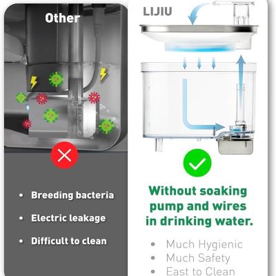 Cina Dispenser di acqua per animali domestici, Dispenser di acqua per animali intelligente con filtro al carbonio in vendita