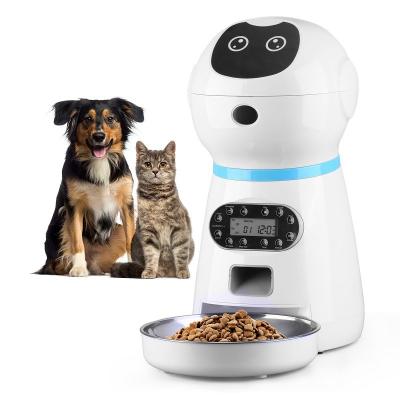 China OEM Wireless Pet Automatic Feeder Dispenser Ultra Quiet Smart ​Real Time Feeding Alert for sale