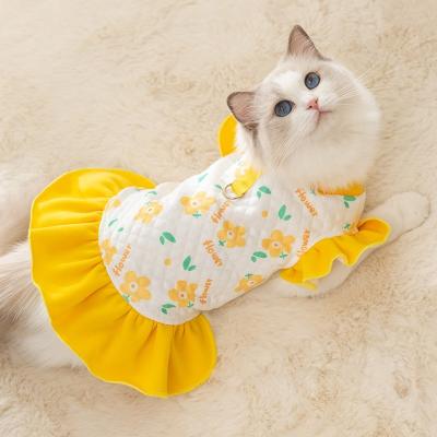 Cina Glow In The Dark Pet Wear Abbigliamento Buttone Free Design Abbigliamento per gatti estivo in vendita