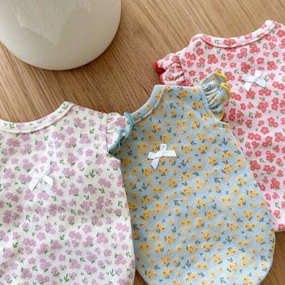 Cina Protezione UV Abbigliamento colorato per animali da compagnia Respirante di cotone per gatti Indossare abito leggero in vendita