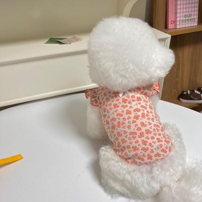 Cina Protezione UV Abbigliamento colorato per animali da compagnia Respirante di cotone per gatti Indossare abito leggero in vendita