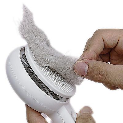 Cina Strumenti per la pulizia degli animali domestici senza fili e staccabili, spazzola per la rimozione del sottopelo per gatti, alimentata a batteria, impermeabile in vendita