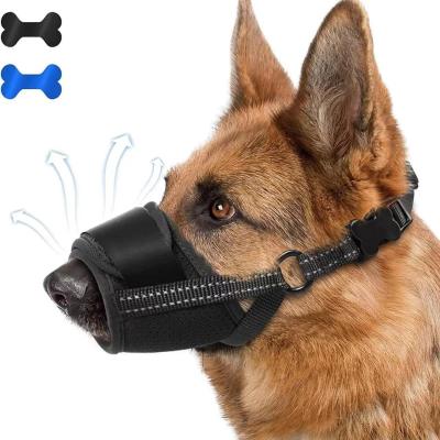 China Waterproof Durable Dog Muzzle Anti-Chewing Reflective Strap for Night Walking for sale