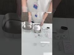 Dispensatore di acqua in ceramica per animali domestici di grande capacità Controllo odore resistente ai batteri