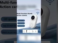 Telecamera per animali domestici con collare wireless in metallo, app gratuita, visione notturna, Full HD 1080p