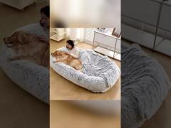 Lettino per dormire per animali domestici ricaricabile con copertura rimovibile e cancellazione del rumore, certificato UL