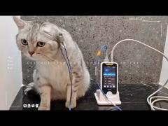 Touch Screen Pet Health Monitoring Devices Veterinary Grade Pulse Oximeter 24/7 Monitoring