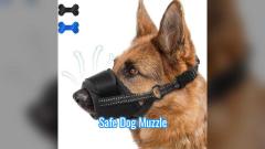 Durable Dog Muzzle ight Safety Anti Bark