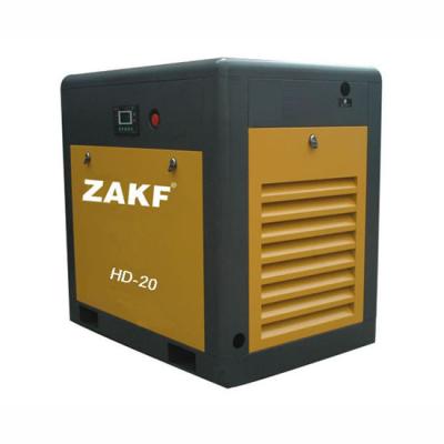 中国 20HP 15KWの黄色のモータ速度直接空冷の空気ねじ圧縮機2930 R/Min 販売のため
