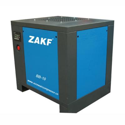 China ZAKF Industrial 10HP Economical Air Cooling Compressor Belt Driven With 7.5KW Belt for sale