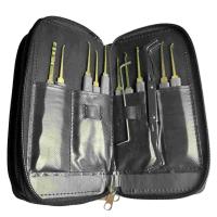 China 24pcs Titanium Steel ABS Multitool Lock Pick Set Model 2518 for Professional Locksmith Tools for sale