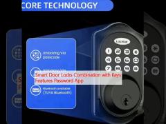 Smart Door Locks Combination with Keys Features Password App
