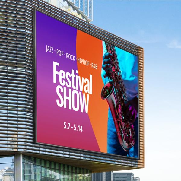 Quality Outdoor LED Screen SMD1921 P4.8mm Outdoor Fixed LED Display Full Color LED Panel for sale