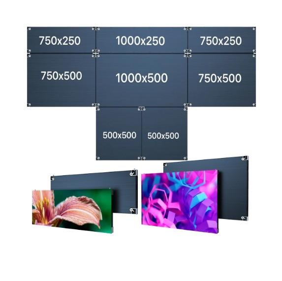 Quality P2.6 Indoor LED Screen 1000*500mm Advertising LED Wall Display Front Installatio for sale