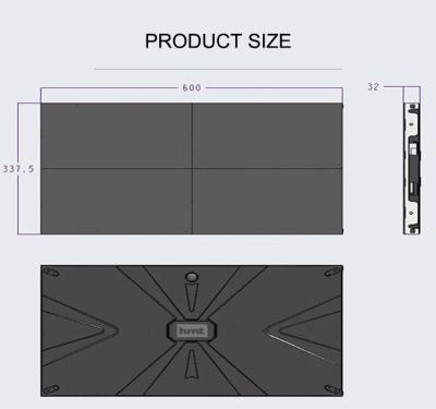 China Indoor Digital Poster Active LED Display P2.6 P2.97 Animation LED Video Wall Display for sale