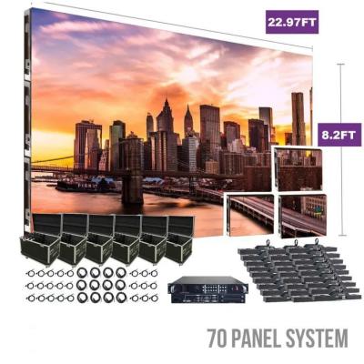 Cina 1000cd/m2 Luminosità P3.91 250mm*250mm Espositori LED esterni a noleggio per espositori interni in vendita