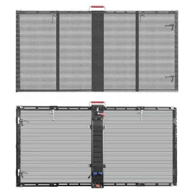 Cina schermo trasparente all' esterno a LED per finestre di vetro a colori piene in vendita