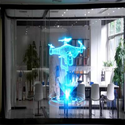 China IP31 Ecrã LED transparente em painéis de vidro Film adesivo para janela à venda
