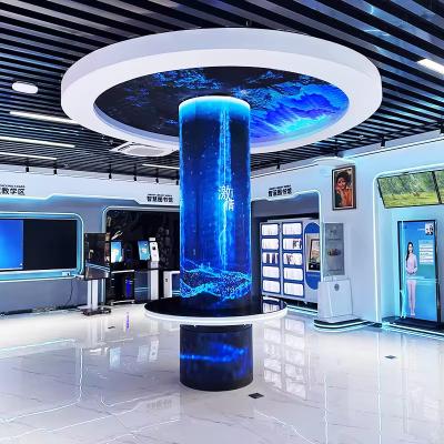 China Full Color Curved Flexible LED Display Board With IP31 Certification Pixel Pitch 2.5mm Indoor Customized for sale