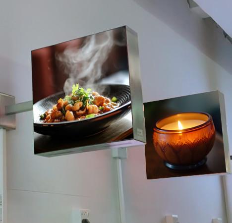 Quality 384*384mm Double Sided Indoor Outdoor LED Sign Premium Display For Shopping Mall for sale