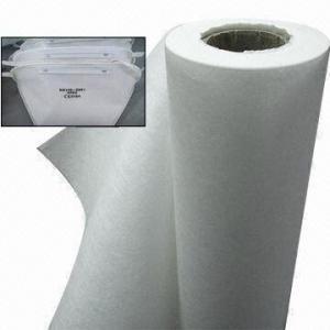 China Meltblown Nonwoven Fabric (100% PP), Filter Material for Face Mask, Respirator for sale