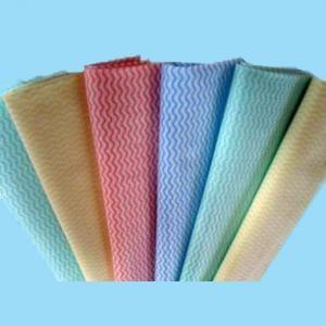 China cross-lapping spunlace nonwoven fabric for kitchen cleaning wipes for sale