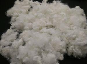 China 12DX51 siliconized recycled hollow conjugated staple fiber superwhite for sale