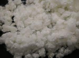 China 15DX64 siliconized recycled staple fiber superwhite filling material for sale
