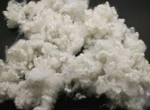 China 15Dx51MM siliconized raw white hollow conjugated polyester staple fiber for sale