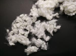China 7DX51MM flame retardant polyester PSF raw white toy fill fiber for sale