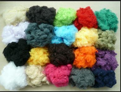 China polyester staple fiber 15Dx64mm Hollow conjugated non siliconised for sale