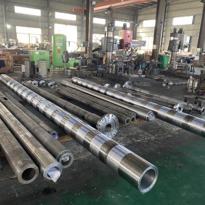 China 38CrMoAlA Nitrided Extrusion Machine Screw Barrel for General Plastic Processing for sale